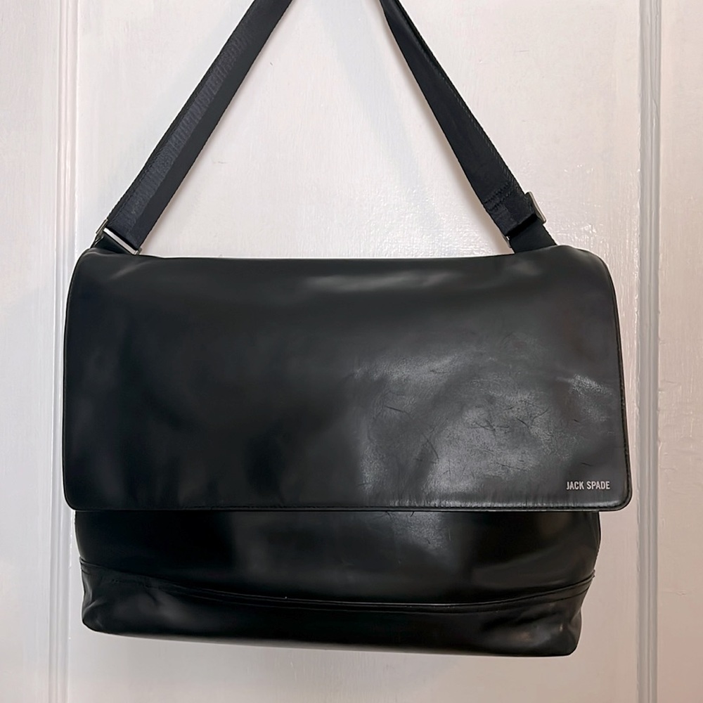 Men’s Jack Spade All Genuine Leather Commuter Messeng… - Gem